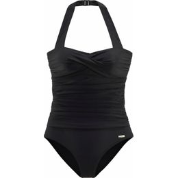 Lascana Damen Badeanzug schwarz Gr&ouml;&szlig;e 42D