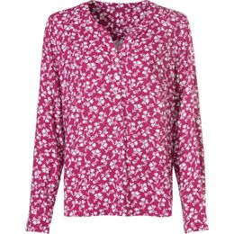 CR&Eacute;ATION L Damen Druckbluse im Bl&uuml;ten-Dessin malve-wei&szlig;-bedruckt Gr&ouml;&szlig;e 38
