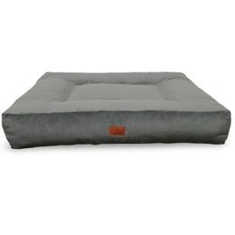 Petliving orthop&auml;disches Hundebett Mara XXL aus Cord 120 x 100 cm anthrazit