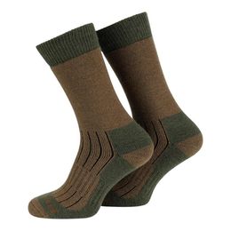 Merino Outdoor Socken braun, Gr&ouml;&szlig;e 43-46