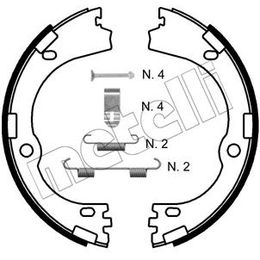 METELLI Bremsbackensatz, Feststellbremse 530752k
