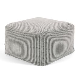 Icon Sitzpouf, Hellgrau, Textil, Quadratisch, 42x24x42 cm, Hergestellt in Deutschland, Oeko-Tex&reg; Standard 100, Reach, Wohnzimmer, Hocker, Poufs
