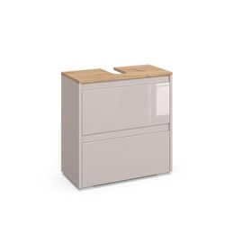 VICCO Waschbeckenunterschrank, Kaschmir, Holzwerkstoff, 2 Schubladen, Rechteckig, 60.1x62x30.1 cm, Badezimmer, Badezimmerschr&auml;nke, Waschbeckenunterschr&auml;nke
