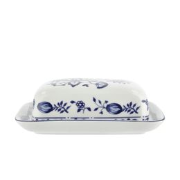 Kahla Butterdose "Rosella" Zwiebelmuster blau Porzellan Ma&szlig;e (cm): B: 8,5 H: 4,5 &raquo; H&ouml;ffner