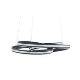 Trio LED-Pendelleuchte schwarz ́gedreht ́ schwarz Ma&szlig;e (cm): H: 150 &Oslash;: 60 &raquo; H&ouml;ffner