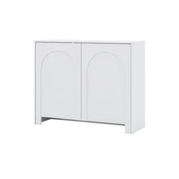 H&ouml;ffner Anrichte Arsoli wei&szlig; Ma&szlig;e (cm): B: 100 H: 81 T: 35.0 &raquo; H&ouml;ffner