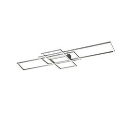 Trio LED-Deckenleuchte Nickel-matt/silberfarben grau Ma&szlig;e (cm): B: 105 H: 6,5 T: 42.0 &raquo; H&ouml;ffner