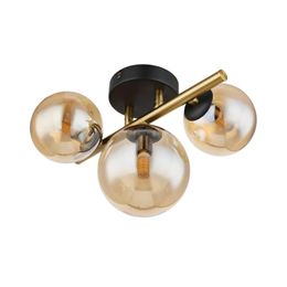 Globo Lighting Deckenleuchte Riha &brvbar; schwarz &brvbar; Ma&szlig;e (cm): B: 28 H: 19 T: 21.0 &raquo; H&ouml;ffner