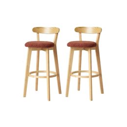 H&ouml;ffner Barhocker 2er-Set Tabvitoria rot Ma&szlig;e (cm): B: 38 H: 91 &raquo; H&ouml;ffner