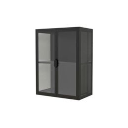 H&ouml;ffner H&auml;ngevitrine Flokas schwarz Ma&szlig;e (cm): B: 60 H: 80 &raquo; H&ouml;ffner