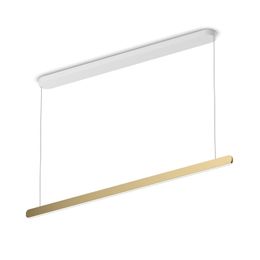 Occhio Mito volo 100 var up 65-165 table Bronze/ Baldachin Wei&szlig; matt