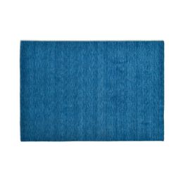 Theko Handweber Phalguna blau Wolle Ma&szlig;e (cm): B: 250 H: 1 &raquo; H&ouml;ffner