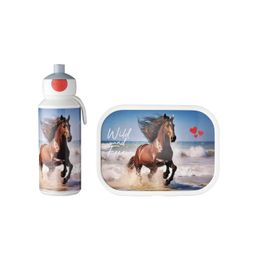 Lunchbox Mepal "Lunchset Campus 400 ml + 700 ml 2er Set", bunt (wild horse), ABS-Kunststoff, Lebensmittelaufbewahrungsbeh&auml;lter, Lunchbox