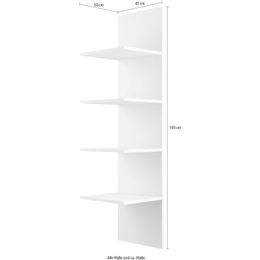 Inneneinteilung Home Affaire "Malmo Wei&szlig;, Zubeh&ouml;r Schwebet&uuml;renschrank, Breite 45 cm, H&ouml;he 193 cm", wei&szlig;, B:45cm H:193cm T:50cm, Holzwerkstoff, Schrankinneneinteiler, Inneneinteilung, mit 4 Einlegeb&ouml;den B=43cm u. 1 Kleiderstange B=90cm