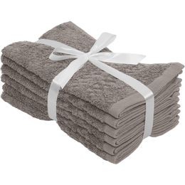 Gaestehandtuecher OTTO HOME "Regona, G&auml;stehandt&uuml;cher 30x50cm, flauschig und weich, 500 gr/m&sup2;", grau, B:30cm L:50cm, Frottier, Obermaterial: 100% Baumwolle, Handt&uuml;cher, Premium Handt&uuml;cher mit Bord&uuml;re, Set, 100% Baumwolle, 5 Jahre Garantie