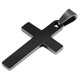 Adelia&acute;s Kettenanh&auml;nger ADELIA&acute;S "Anh&auml;nger &ndash; Kreuz Kreuzanh&auml;nger aus Edelstahl", schwarz, Schmuckanh&auml;nger, Damen, Edelstahl, Kettenanh&auml;nger, Sch&ouml;ne Geschenkidee zum Muttertag