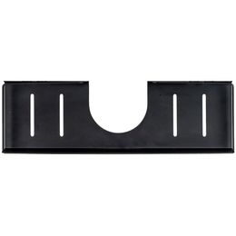 Duschablage Wenko "Turbo-Loc Duschstangencaddy Altarella S", schwarz, B:35,5cm H:4cm T:10,5cm, Edelstahl, Regale, Duschablage, Befestigen ohne Bohren