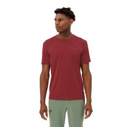 Funktionsshirt Vaude "Men's Essential T-Shirt", Herren, Gr. L, carmine, mars, Obermaterial: 100% Polyester, Basic normal, Rundhals, Shirts Funktionsshirt, Basic-Passform, Rundhalsausschnitt, kurze &Auml;rmel