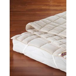 Matratzenauflage SANNWELL Gr. 6, beige, B:160cm L:200cm, 100% Baumwolle, Matratzenzubeh&ouml;r