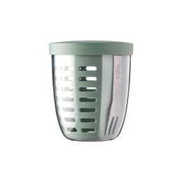 Lunchbox Mepal "Fruitpot Ellipse 600 ml", gr&uuml;n (nordic sage), Kunststoff, Lebensmittelaufbewahrungsbeh&auml;lter, Lunchbox