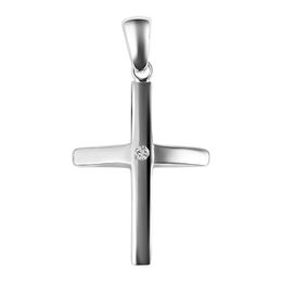 Adelia&acute;s Kettenanh&auml;nger ADELIA&acute;S "Anh&auml;nger &ndash; Kreuz Kreuzanh&auml;nger aus 925 Silber mit Zirkonia", silber, Schmuckanh&auml;nger, Damen, Silber 925 (Sterlingsilber), Kettenanh&auml;nger, Perfekt zum Verschenken an besondere Menschen