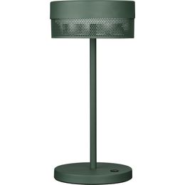 LED Tischleuchte "MESH-B", tannengr&uuml;n, 1, &Oslash; 14,5cm H: 30cm, 1 Stk., HELL H&Ouml;LLISCH GUTES LICHT, Leuchten, Tastdimmer, IP54, LED Tischleuchte