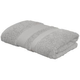 Handt&uuml;cher OTTO HOME "Vanessa, 8 Handt&uuml;cher, 50x100cm, in Standard- und Premium-Qualit&auml;t", hellgrau, B:50cm L:100cm, Walkfrottee, Obermaterial: 100% Baumwolle, Handt&uuml;cher, Handt&uuml;cher mit Bord&uuml;re, 100% Baumwolle, einfarbig, weich