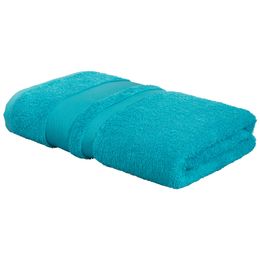 Duscht&uuml;cher OTTO HOME "Vanessa, 4 Duscht&uuml;cher, 70x140cm, in Standard- und Premium-Qualit&auml;t", blau (t&uuml;rkis), B:70cm L:140cm, Walkfrottee, Obermaterial: 100% Baumwolle, Handt&uuml;cher, Handt&uuml;cher mit Bord&uuml;re, 100% Baumwolle, einfarbig, weich