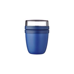 Lunchbox Mepal "Lunchpot Mini Ellipse &oslash; 9,1 cm", blau (vivid blau), Kunststoff, Lebensmittelaufbewahrungsbeh&auml;lter, Lunchbox