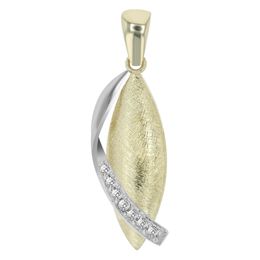 Adelia&acute;s Kettenanh&auml;nger ADELIA&acute;S "Anh&auml;nger aus 333 Gold mit Zirkonia", gold, Schmuckanh&auml;nger, Damen, Gelbgold 333, Kettenanh&auml;nger, Sch&ouml;ne Geschenkidee zum Valentinstag