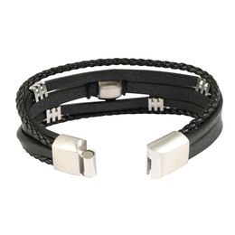 Adelia&acute;s Kettenanh&auml;nger ADELIA&acute;S "Anh&auml;nger &ndash; Totenkopfanh&auml;nger aus Leder", schwarz, Schmuckanh&auml;nger, Herren, Leder, Kettenanh&auml;nger, Perfekt als Geschenk f&uuml;r besondere Menschen