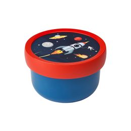 Lunchbox Mepal "Fruchtbox mit Gabel Campus 300 ml", bunt (space), L:6,7cm, Kunststoff, Lebensmittelaufbewahrungsbeh&auml;lter, Lunchbox