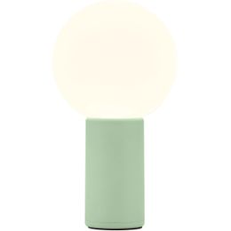 LED Tischleuchte "TINY", gr&uuml;n (mintgr&uuml;n), 1, &Oslash; 10cm H: 18cm, 1 Stk., HELL H&Ouml;LLISCH GUTES LICHT, Leuchten, Touchdimmer, IP54, 2-Stufen CCT, LED Tischleuchte