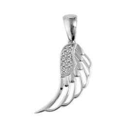 Adelia&acute;s Kettenanh&auml;nger ADELIA&acute;S "Anh&auml;nger &ndash; Fl&uuml;gel Anh&auml;nger aus 925 Silber mit Zirkonia", silber, Schmuckanh&auml;nger, Damen, Silber 925 (Sterlingsilber), Kettenanh&auml;nger, Ideal als Geschenk f&uuml;r besondere Anl&auml;sse