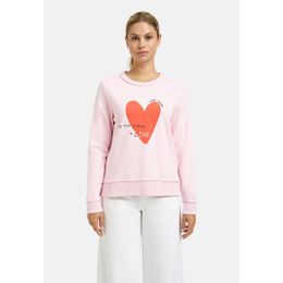 Smith & Soul Sweatshirt SMITH & SOUL, Damen, Gr. XL, sugar, Sweatware, Obermaterial: 70% Baumwolle, 20% Modal, 10% Polyester, bedruckt, unifarben mit Farbeinsatz, h&uuml;ftbedeckend, Rundhals, Rippb&uuml;ndchen, Sweatshirts Sweatshirt, mit Frontprint, Rundhals