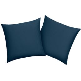 Kissenbezug OTTO HOME "Desner 100% Microfaser, extra weich, allergikerfreundlich", blau, B:40cm L:40cm, Microfaser, Obermaterial: 100% Polyester, Kissenbez&uuml;ge, Kissenbezug, uni Kissenh&uuml;lle, Premium Qualit&auml;t, schnell trocknend, pflegeleicht