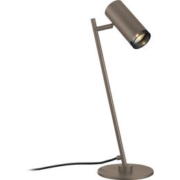 Tischleuchte "POLO", taupe, 1, &Oslash; 16cm H: 50cm, 1 Stk., HELL H&Ouml;LLISCH GUTES LICHT, Leuchten, Tischleuchte