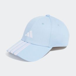 Baseball Cap adidas Performance "3-STREIFEN NEW LOGO", Damen, blau (glow blau, wei&szlig;), Baumwolle, Caps