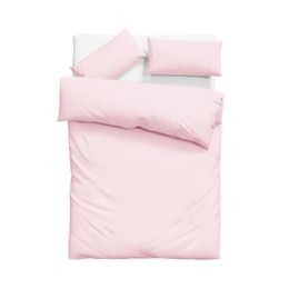 Bettw&auml;sche OTTO HOME "Luisa", rosa, B/L: 135cm x 200cm, 1 Stk., 1 Stk., Renforc&eacute;, B/L: 80cm x 40cm, 2 Stk., Renforc&eacute;, Obermaterial: 100% Baumwolle, Bettw&auml;sche, Bettw&auml;sche, ab Gr. 135x200, auch in PREMIUM Qualit&auml;ten erh&auml;ltlich, Streifen
