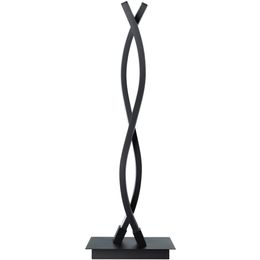 Eglo Tischleuchte "Lasana 3 Tischlampe, Wohnzimmerlampe, Stahl, Aluminum und Kunststoff", schwarz, 1, H: 46cm, 1 Stk., Leuchten, Tischleuchte - L16 x B10 x H46 cm - schwarz - 11,5W inkl., Tischleuchte
