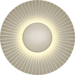 LED Wandleuchte "SHELLY", sand, 1, &Oslash; 16cm, 1 Stk., HELL H&Ouml;LLISCH GUTES LICHT, Leuchten, LED Wandleuchte