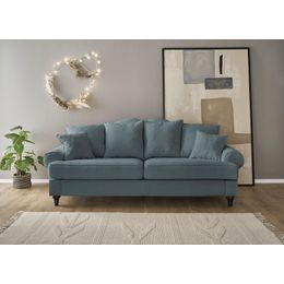 3,5-Sitzer OTTO HOME "WESTMINSTER", grau (anthrazit), B:230cm H:95cm T:100cm, Sofas, mit Federkern-Polsterung
