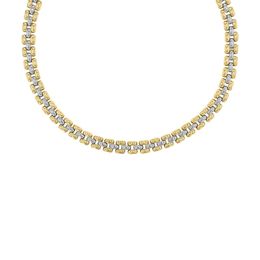 JOOP! Collier JOOP "Schmuck, Geschenk", gelbgoldfarben, edelstahlfarben, Halsketten, Damen, Edelstahl, L: 46 B: 9mm, Collier, B:9mm