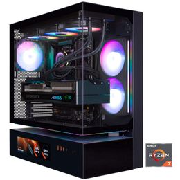 Cougar Gaming-PC "CFV235 Vision", schwarz, Microsoft Windows 11 Home (64 Bit), 64 GB RAM 2.000 GB SSD, Desktop-PCs, Windows 11, DDR5 RAM, Wasserk&uuml;hlung