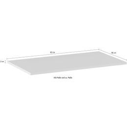 Einlegeboden Inosign "Estepona", anthrazit, B:83cm H:2cm T:46cm, Holzwerkstoff, Einlegeb&ouml;den, Einlegeboden, Einlegeboden 3er Set in Anthrazit - F&uuml;r den Kleiderschrank 15255557