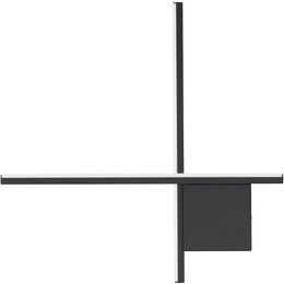 NOVA LUCE Wandleuchte "CROSS", schwarz, 2, H: 50cm, 1 Stk., Leuchten, Wandleuchte