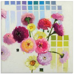 Glasbild Artland "Color Chart II", bunt (farbe bild(er): farbig), B:50cm H:50cm, Bilder, in verschiedenen Gr&ouml;&szlig;en