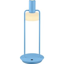 LED Tischleuchte "BANJI", pastellblau, 2, &Oslash; 14,5cm H: 38cm, 1 Stk., HELL H&Ouml;LLISCH GUTES LICHT, Leuchten, Tastdimmer, LED Tischleuchte