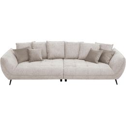 Big-Sofa exxpo - SOFA FASHION "Triton Mega Sofa,toller Sitzkomfort, Steppung im Sitz, Breite 311cm", beige, B:311cm H:95cm T:130cm, Sofas, Big-Sofa, inkl.10-teiliges Kissenset,gem&uuml;tliches Megasofa,viel Platz zum Relaxen