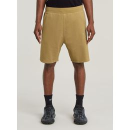 G-Star Raw Trainingshose G-STAR "Nifous Sweat Shorts", Herren, Gr. S, safari, Obermaterial: 58% Baumwolle, 42% Polyester, Hosen Trainingshose